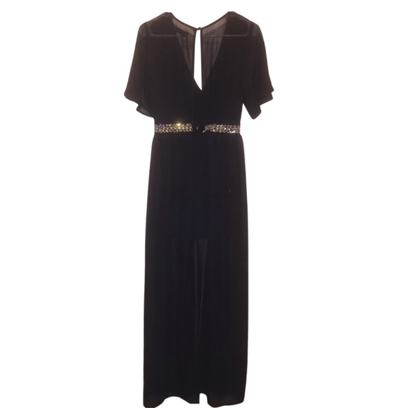 Midnight Doll | Pants & Jumpsuits | Midnight Doll Navy Blue Romper ...